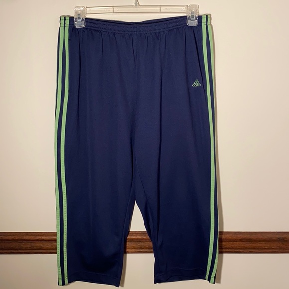 adidas | Pants & Jumpsuits | Adidas Navy Blue Capris | Poshmark